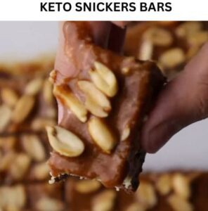 KETO SNICKERS BARS - EASY KETO RECIPES