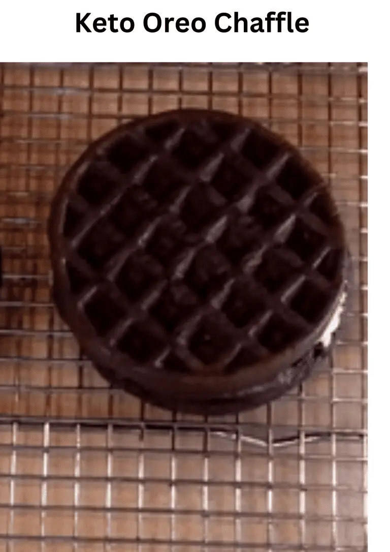 Keto Oreo Chaffle - EASY KETO RECIPES