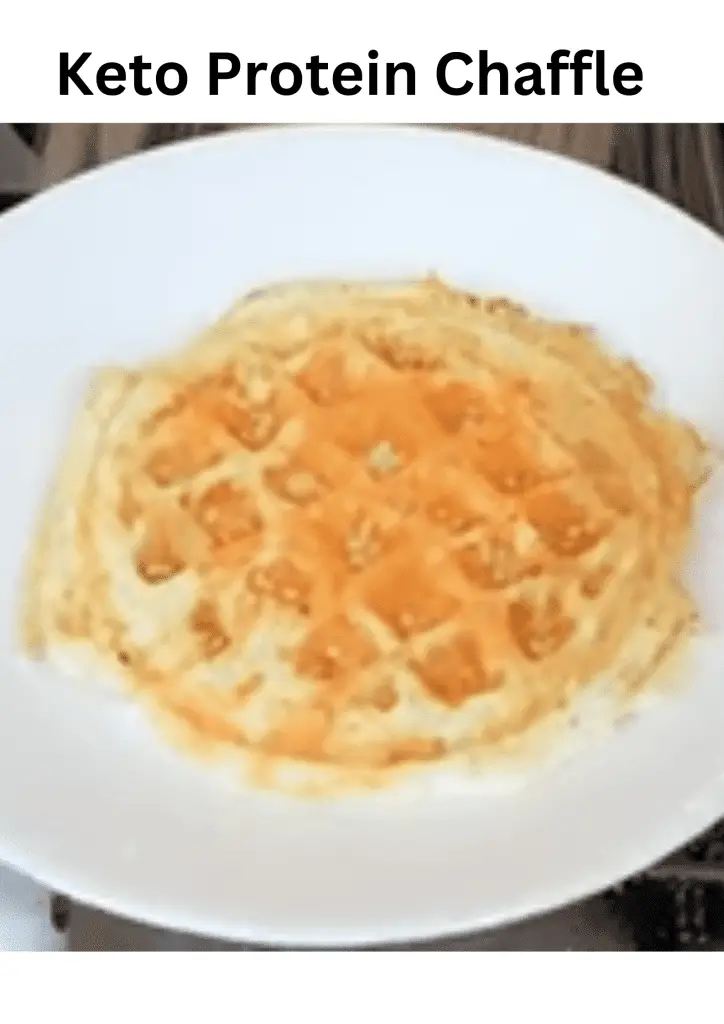 Keto Protein Chaffle - EASY KETO RECIPES