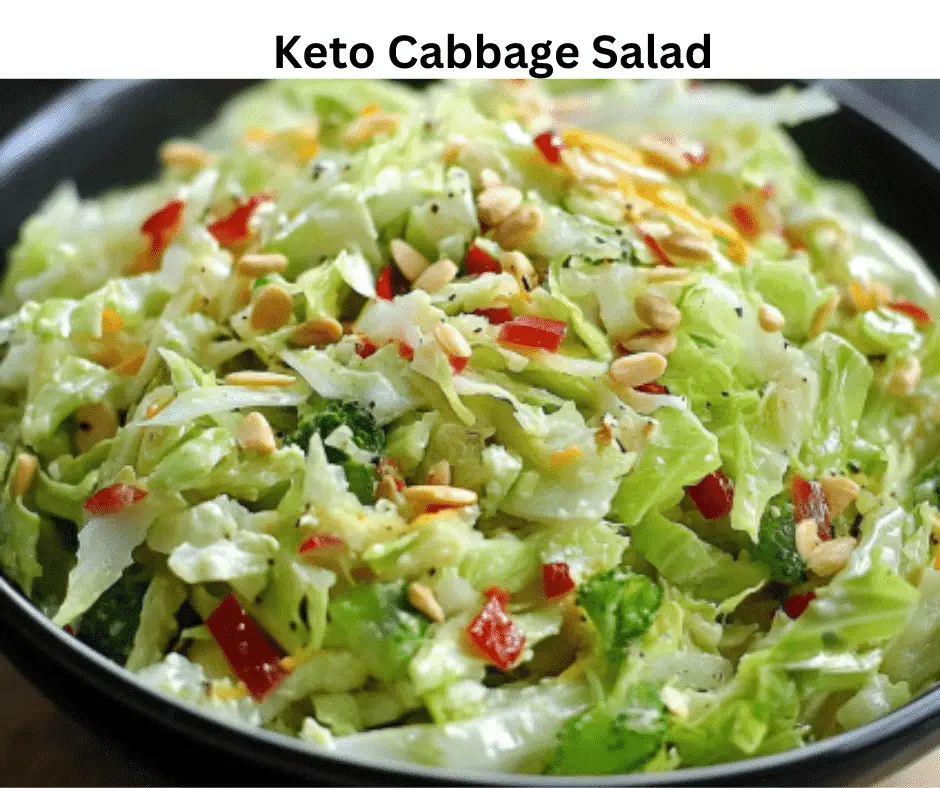 Keto Cabbage Salad - EASY KETO RECIPES