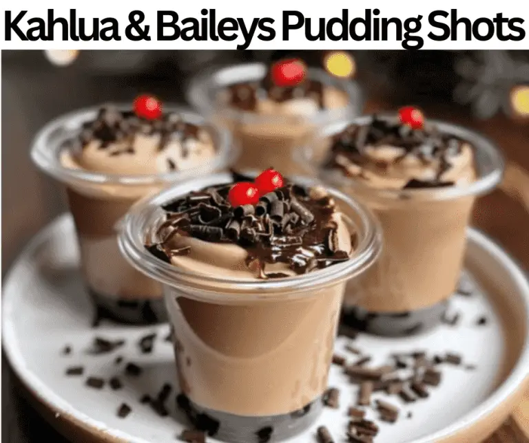 Keto Kahlua & Baileys Pudding Shots - EASY KETO RECIPES