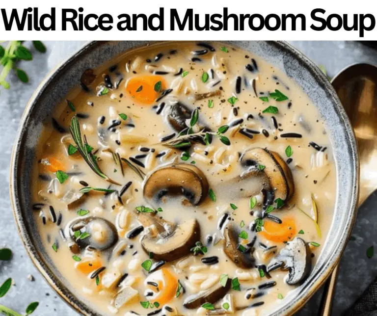 Keto Wild Rice and Mushroom Soup - EASY KETO RECIPES