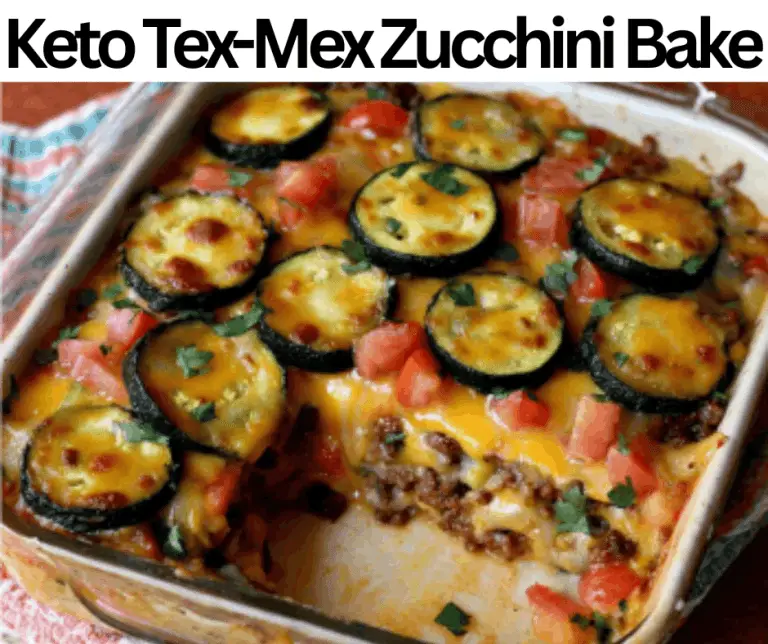 Keto Tex-Mex Zucchini Bake - EASY KETO RECIPES