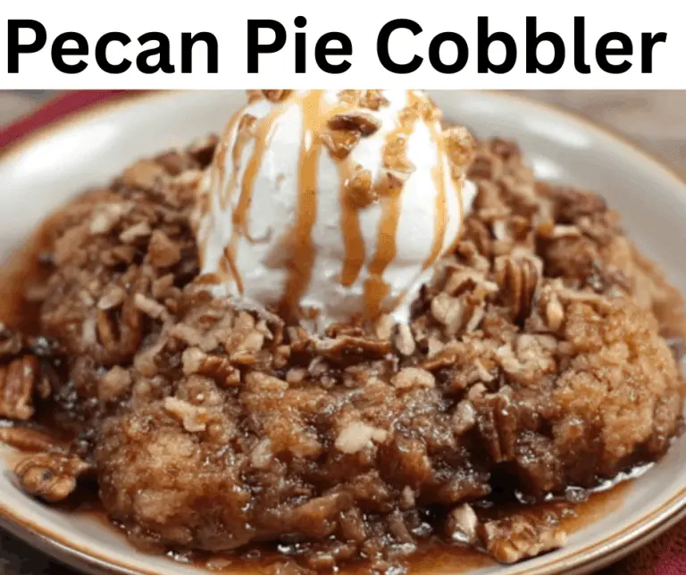 Mediterranean Pecan Pie Cobbler - EASY KETO RECIPES