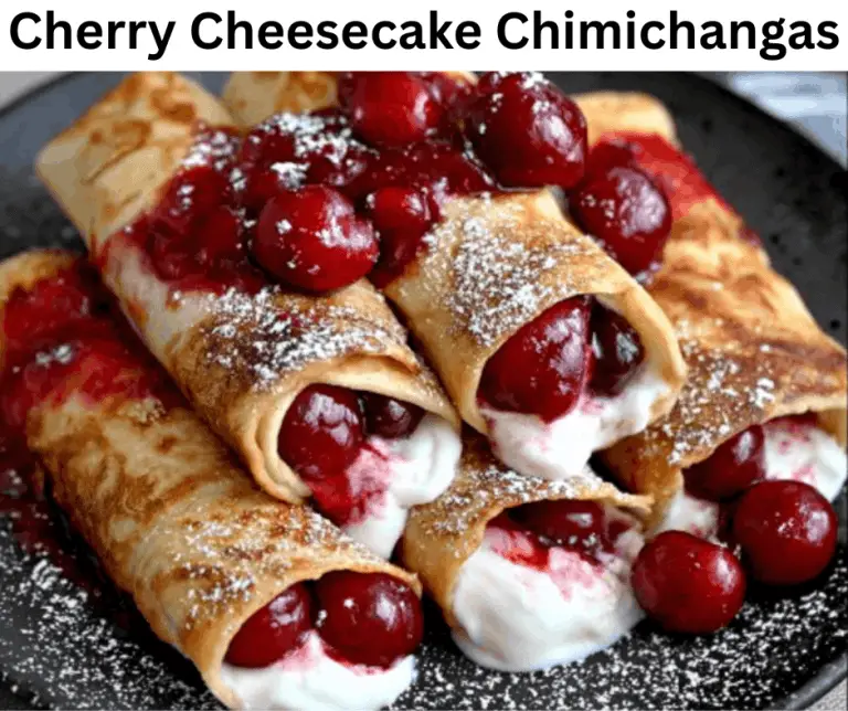 Mediterranean Cherry Cheesecake Chimichangas - EASY KETO RECIPES