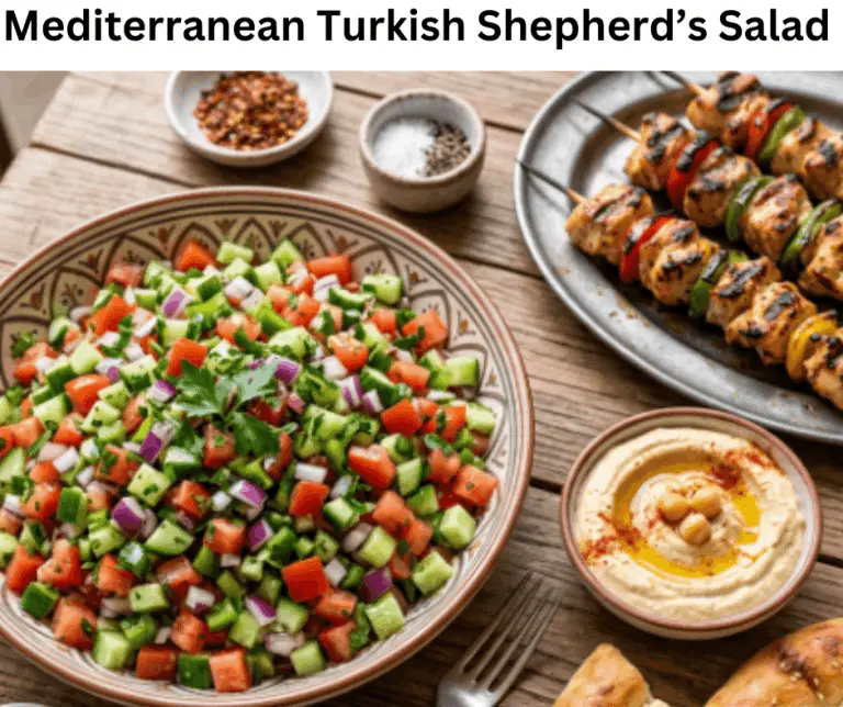 Mediterranean Turkish Shepherd’s Salad - EASY KETO RECIPES